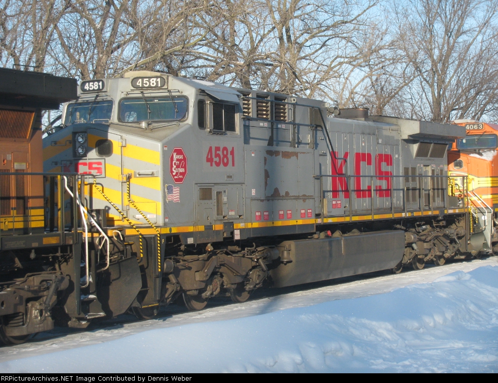 KCS 4581 BNSF'S Aurora Sub.